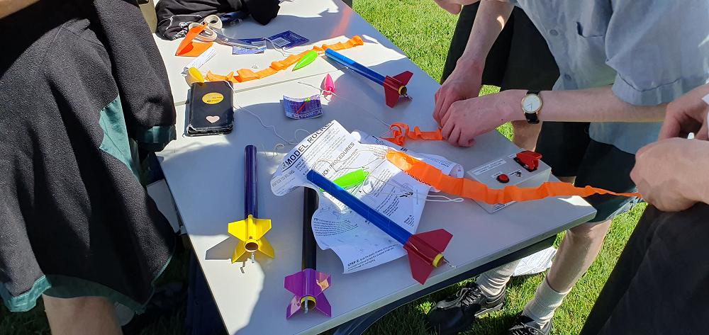 Inaugural rocket launch | Burnside High School